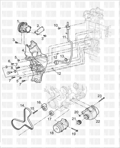 Maxus V80 Accessory Drive - PARTSZAR