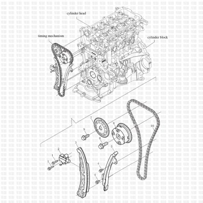 GWM Timing Chain Guide 1.5 4G15 - Partszar